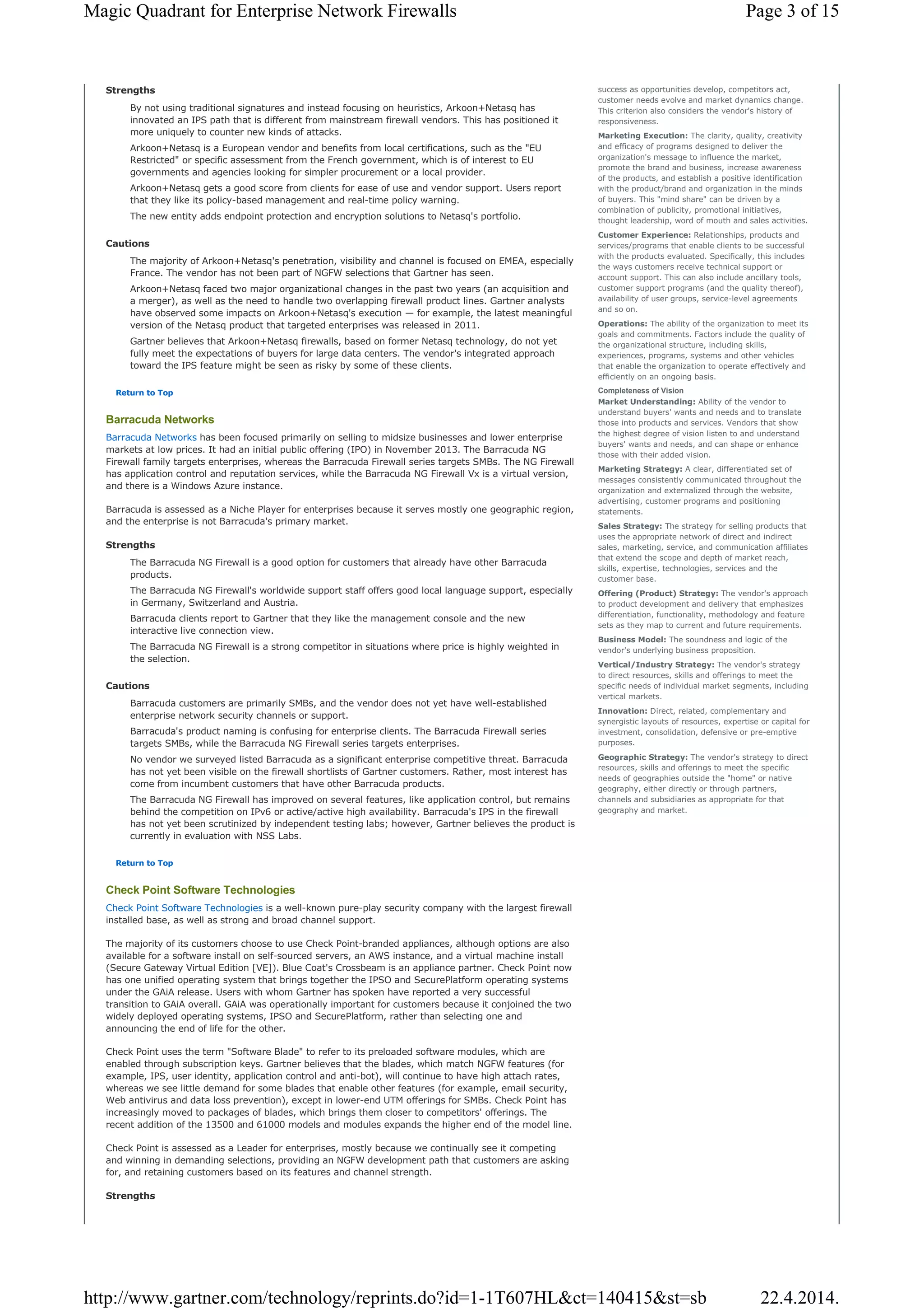 G04.2014 magic quadrant for enterprise network | PDF