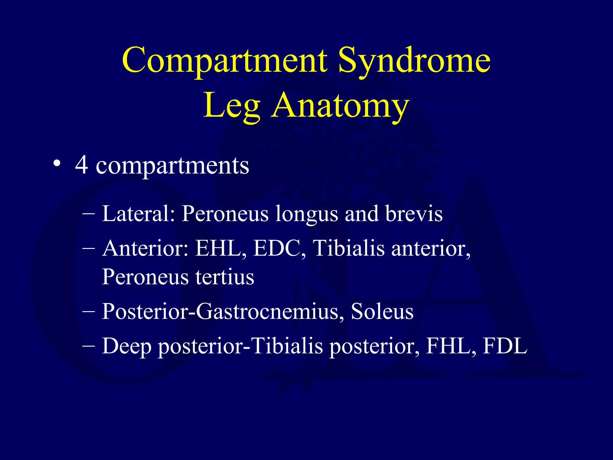 G04 compartment syndrome | PPT