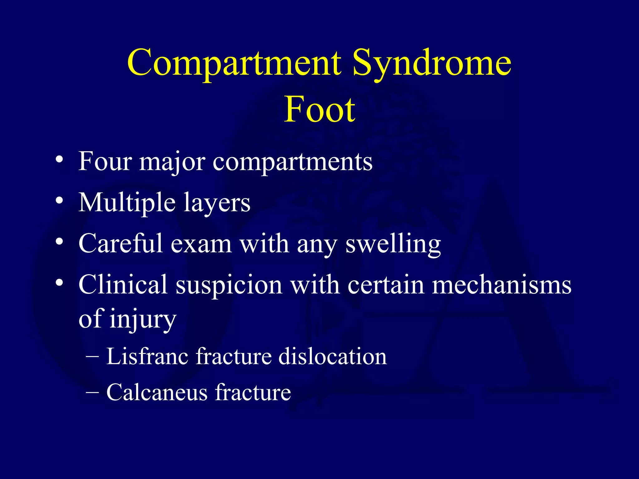 G04 compartment syndrome | PPT