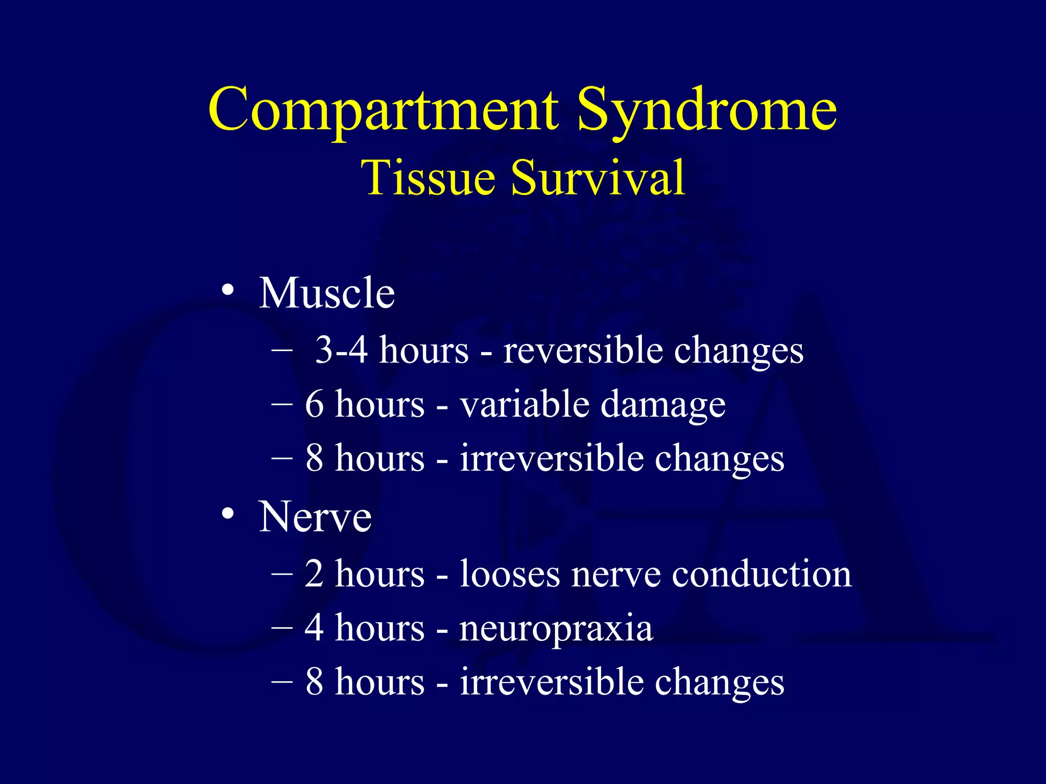 G04 Compartment Syndrome Ppt