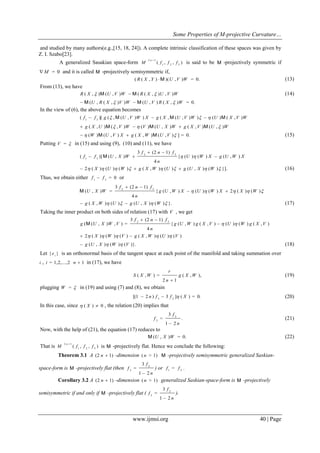 Some Properties of M-projective Curvature Tensor on Generalized Sasakian-Space-Forms | PDF