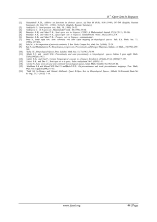 b * -Open Sets in Bispaces | PDF