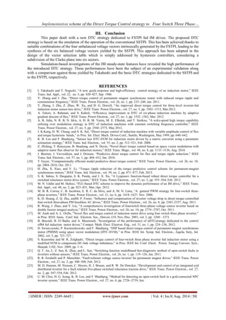 Implementation scheme of the Direct Torque Control strategy to Four Switch Three Phase Inverter ...
