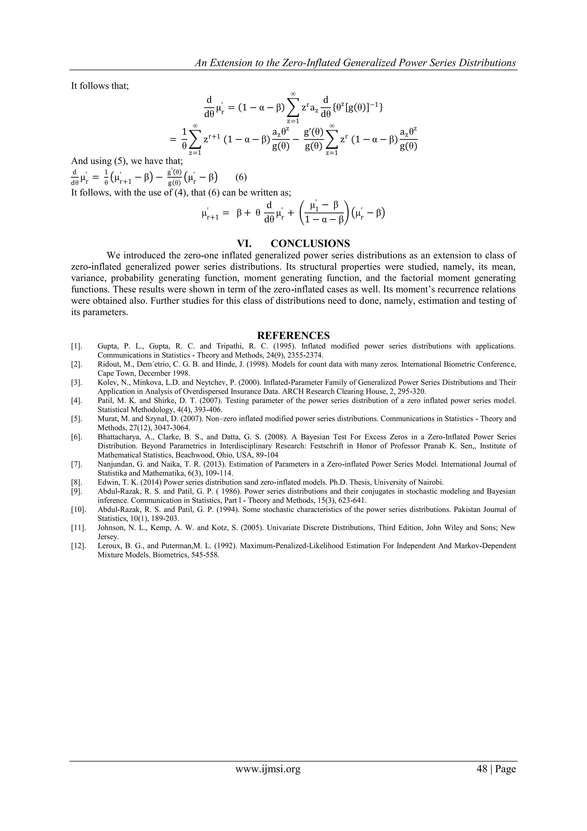 An Extension to the Zero-Inflated Generalized Power Series ...