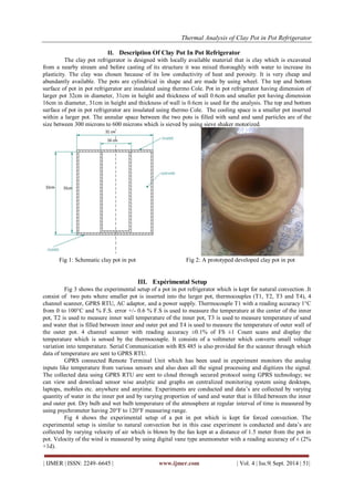 Thermal Analysis of Clay Pot in Pot Refrigerator | PDF