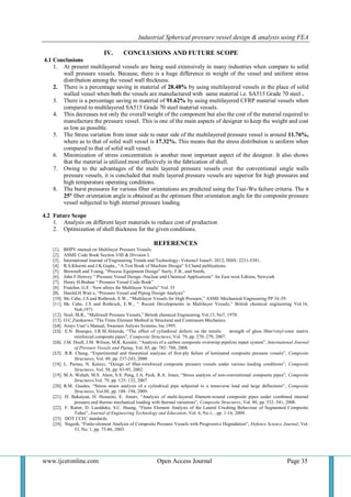 Industrial Spherical pressure vessel design & analysis using FEA | PDF