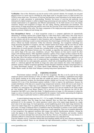 Scale Invariant Feature Transform Based Face Recognition from a Single Sample per Person | PDF