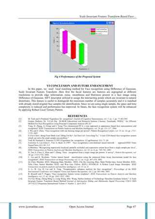 Scale Invariant Feature Transform Based Face Recognition from a Single Sample per Person | PDF