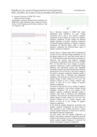 Improved Grid Synchronization Algorithm for DG System using DSRF PLL under Grid disturbances | PDF