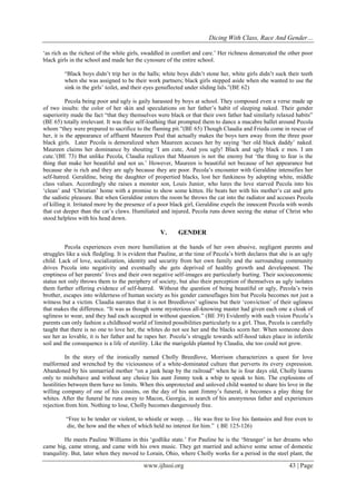 Dicing with Class, Race and Gender: Toni Morrison’s The Bluest Eye | PDF