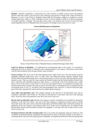Agro-Climatic Zones and Economic Development of Rajasthan | PDF