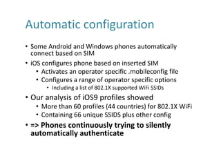 WiFi-Based IMSI Catcher | PDF