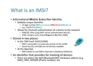 WiFi-Based IMSI Catcher | PDF
