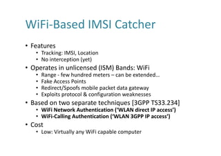 WiFi-Based IMSI Catcher | PDF