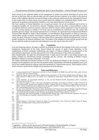 Transformation of Sokoto Caliphate by Sheik Usman Danfodiyo: A Social ...