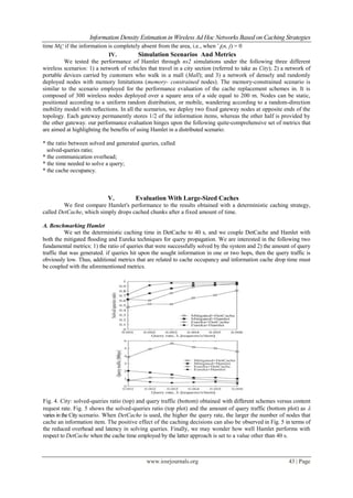 Information Density Estimation in Wireless Ad Hoc Networks Based on Caching Strategies | PDF