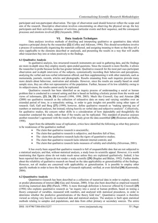 Contextualizing Scientific Research Methodologies | PDF | Science