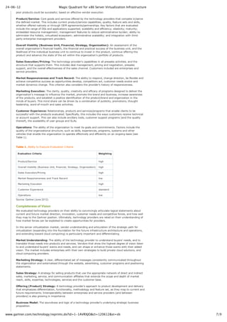 G06.2012 magic quadrant x86 server virtualization infrastructure | PDF
