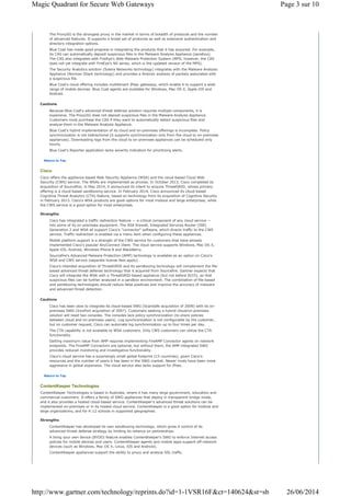 G06.2014 magic quadrant for secure web gateways | PDF | Internet ...