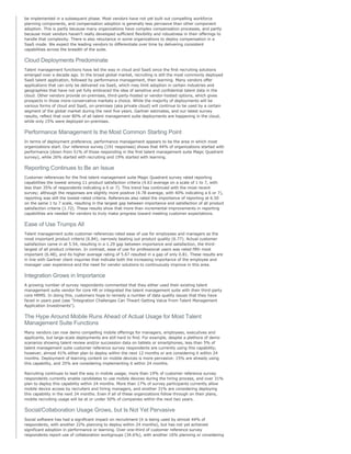 G06.2014 magic quadrant for talent management suites | PDF | Sales ...