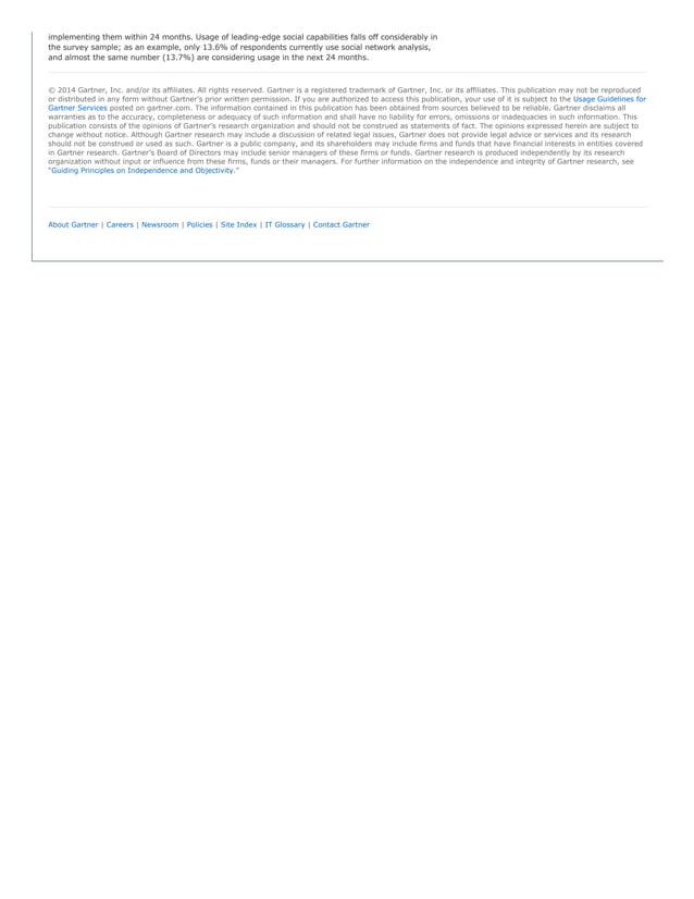G06.2014 magic quadrant for talent management suites | PDF | Sales ...