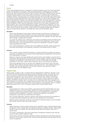 G06.2014 magic quadrant for talent management suites | PDF | Sales ...