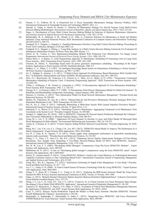 Integrating Fuzzy Dematel and SMAA-2 for Maintenance Expenses | PDF