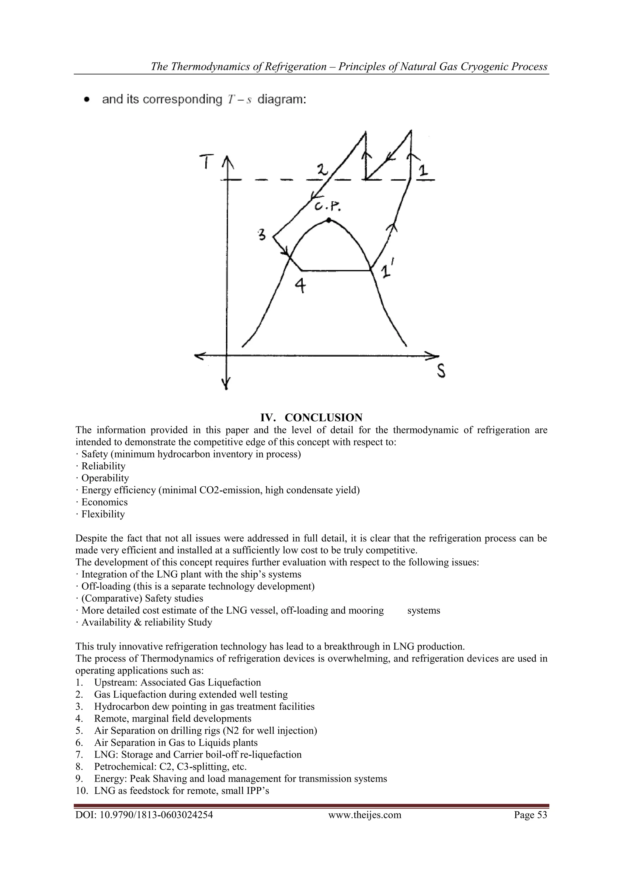 The Thermodynamics of Refrigeration – Principles of Natural Gas ...