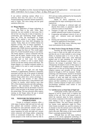 Integrated Water-Less Management of Night Soil for Depollution of Water ...