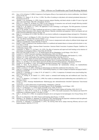 A Review on Toothbrushes and Tooth Brushing Methods | PDF | Oral care ...