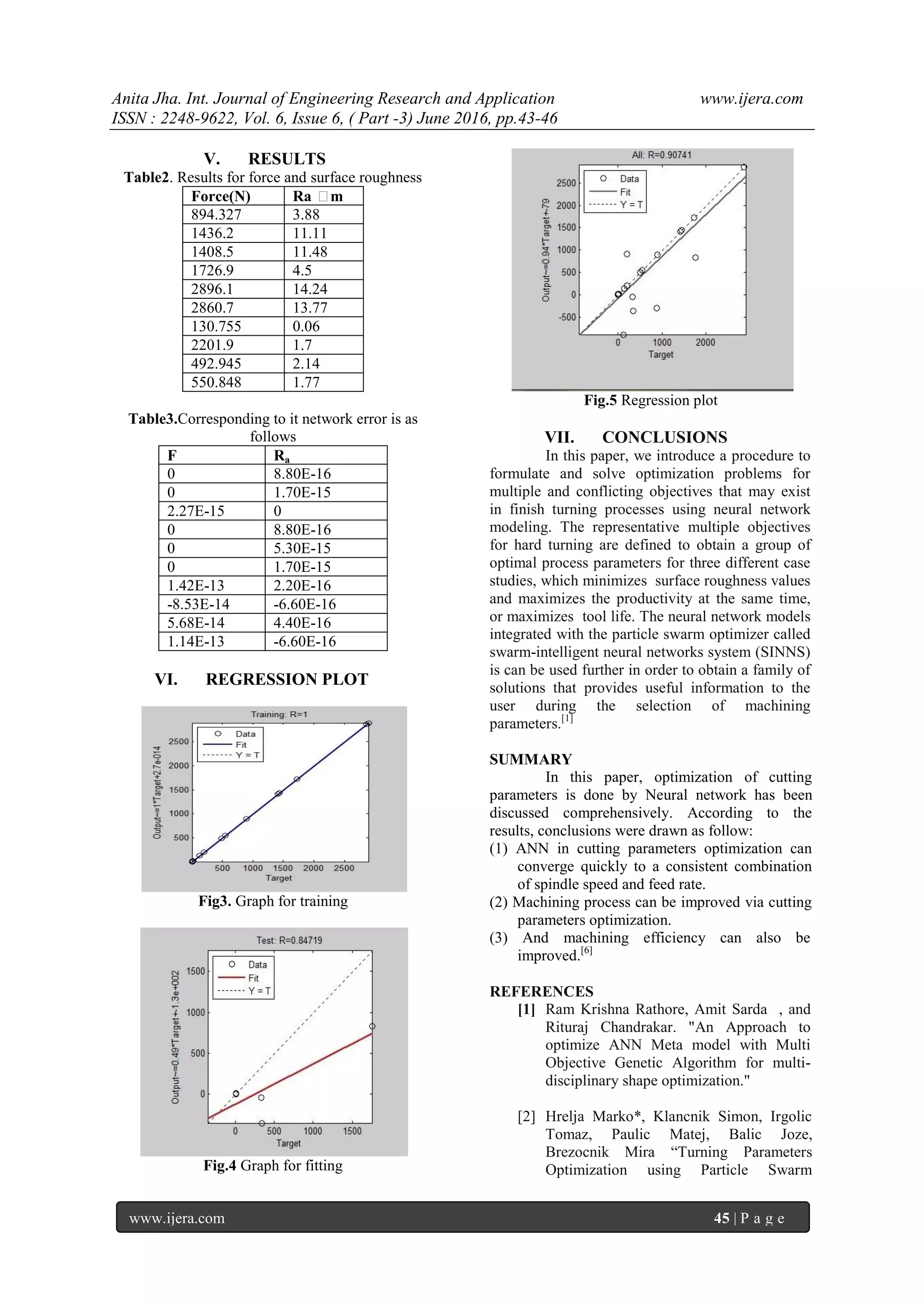 Optimization of Force and Surface Roughness for Carbonized Steel in Turning Process through ...