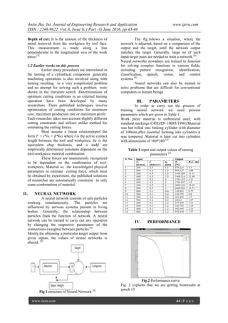 Optimization of Force and Surface Roughness for Carbonized Steel in Turning Process through ...