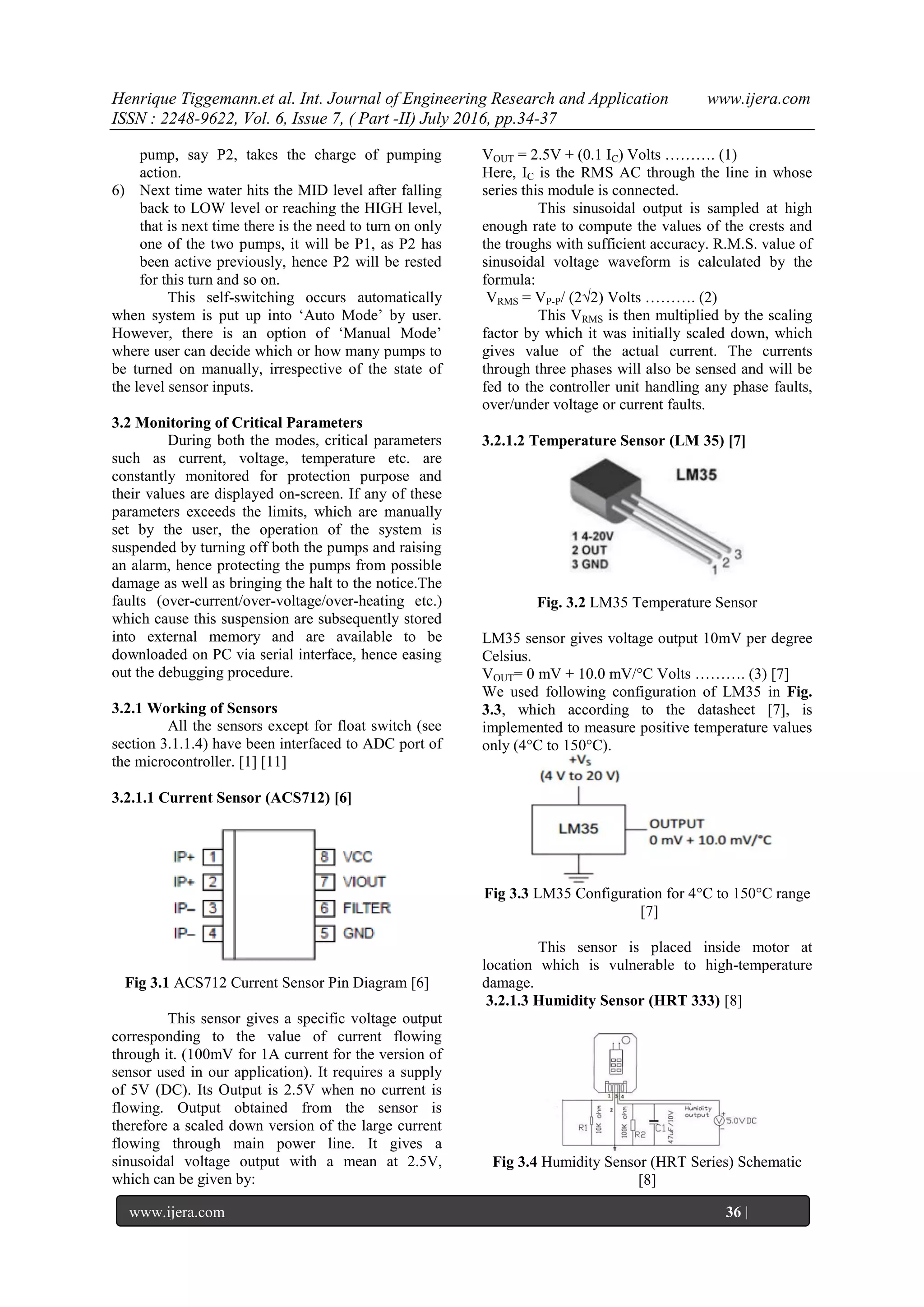 Design And Implementation Of Microcontroller Based Selfswitching Control And Protection System