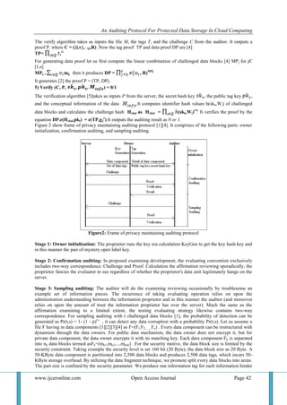An Auditing Protocol for Protected Data Storage in Cloud Computing | PDF