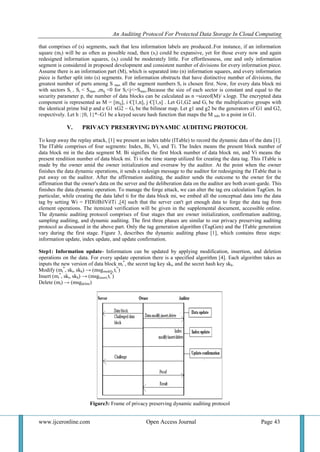 An Auditing Protocol for Protected Data Storage in Cloud Computing | PDF