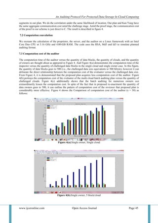 An Auditing Protocol for Protected Data Storage in Cloud Computing | PDF
