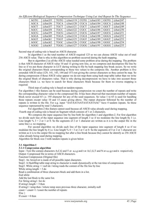 An Efficient Biological Sequence Compression Technique Using LUT and Repeat in the Sequence | PDF