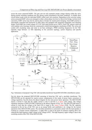 Comparison of Three leg and Four Leg VSC DSTATCOM for Power Quality ...