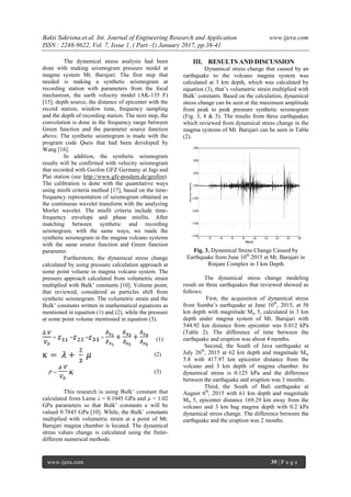 Dynamical Stress Analysis of Tectonic Earthquakes in Nusa Tenggara and its possible relations to ...