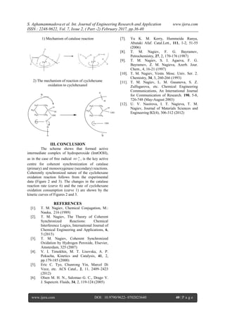 Kinetics and Mechanism of the Reaction of Coherently Synchronized Oxidation and Dehydrogenation ...