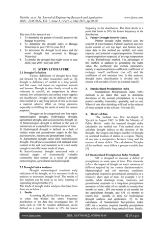 Drought Index Analizes With Rainfall Patern Indicators Use SPI Method (Case Study Bangga ...