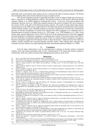 Effect of Antioxidant status on liver following Atrazine exposure and ...