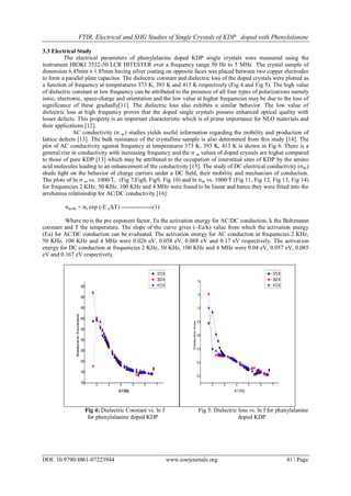 FTIR, Electrical and SHG Studies of Single Crystals of KDP Doped With ...