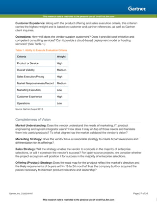 G08.2013 magic quadrant for mobile application development platforms | PDF