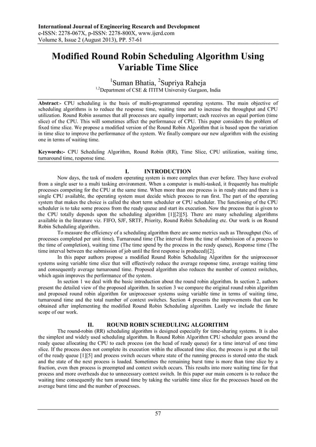 International Journal of Engineering Research and Development (IJERD) | PDF