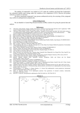 Synthesis of novel amino acid derivative of 7-AVCA | PDF