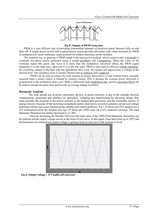 Fuzzy Control of Multicell Converter | PDF