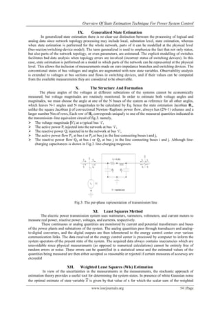 Overview of State Estimation Technique for Power System Control | PDF
