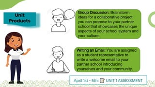 School and education vocabulary_ unit _1_ cultural exchange | PPTX