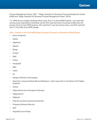G09.2012 magic quadrant intelligent business process management suites ...